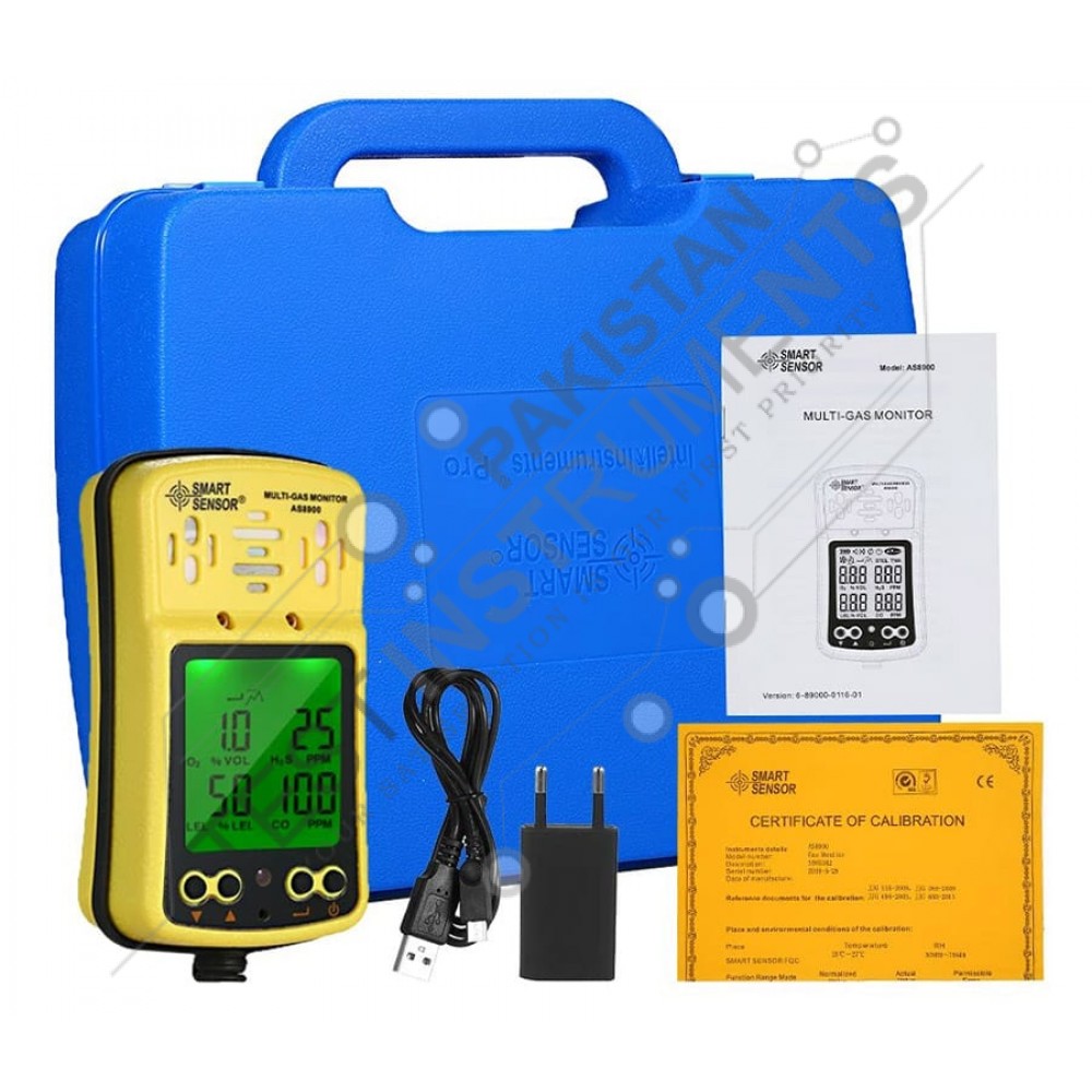 AS8900 SMART SENSOR Multi-Gas Detector In Pakistan | Test Instruments ...