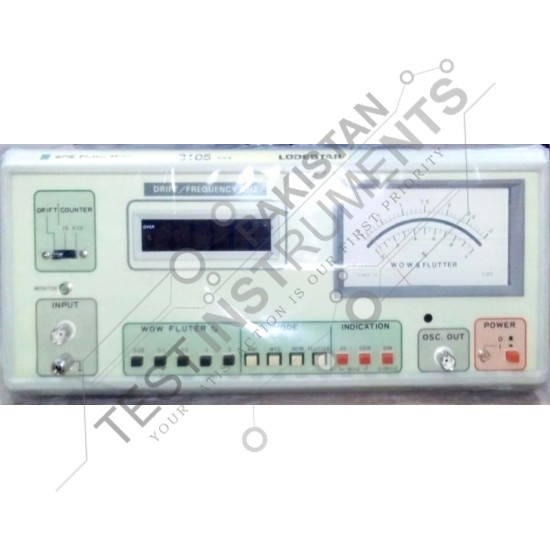 3105 LODESTAR Wow Flutter Meter – Audio Test Instrument Pakistan
