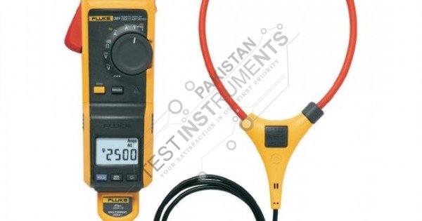 Fluke 381 Remote Display True RMS AC/DC Clamp Meter with iFlex 999.9 A ...