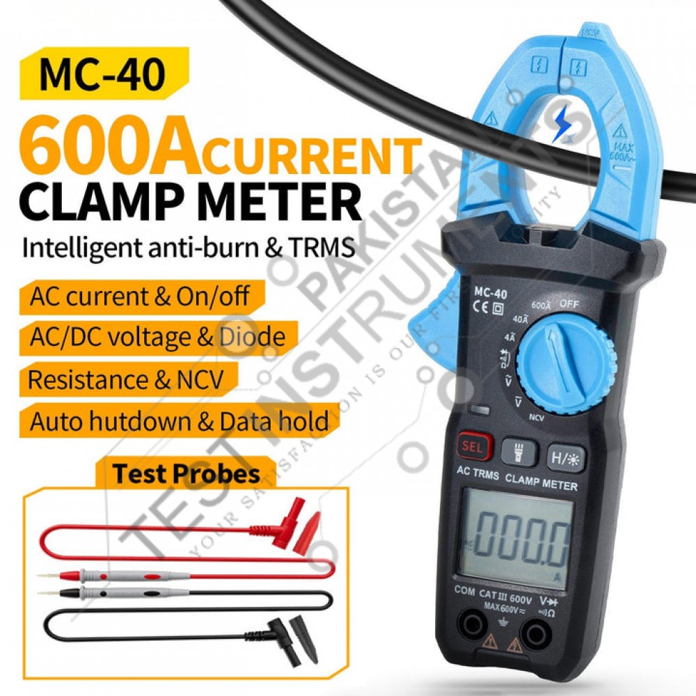 FNIRSI MC-40 Clamp Meter Digital Multimeter